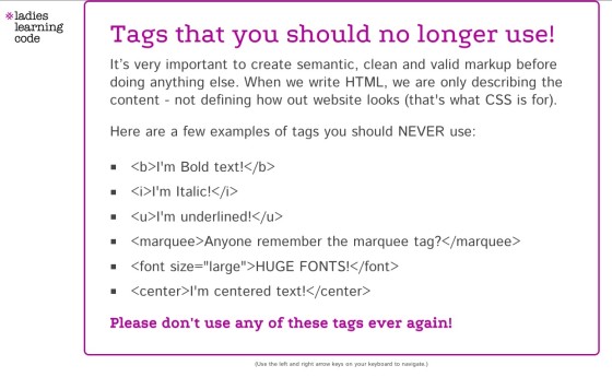 Ladies Learning Code - National Learn to Code Day (2013)